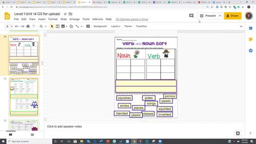 Distance Learning Google Slides Fun Phonics Work Suffixes Review (First ...
