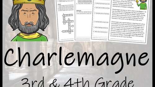 Charlemagne Close Reading Comprehension Activity | 3rd Grade & 4th Grade