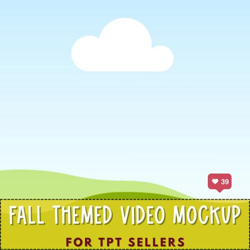 Autumn Themed Video Mockup Product Preview For TPT Sellers | TPT