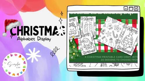 Printable | Christmas | Foldable | Cards | Craft | Activity by SimpLee 4 Me