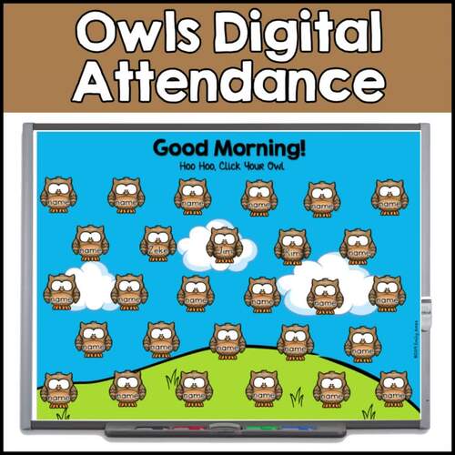 Owl Digital Attendance PowerPoint Presentation by Emily Ames | TPT
