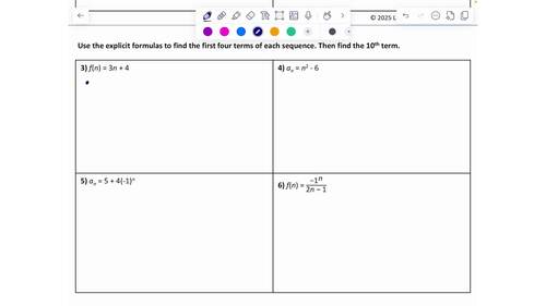 Exponential Functions and Sequences Guided Notes, Worksheets, and ...
