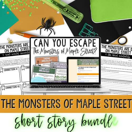 The Monsters Are Due on Maple Street Short Story Analysis & Escape Room