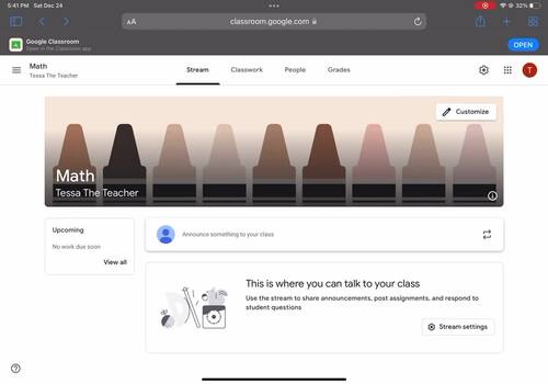 Skintone Crayons ANIMATED Google Classroom Header Banner GIF | TPT