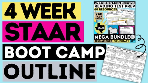 How to Plan STAAR Boot Camp with the Elementary Reading Mega Bundle