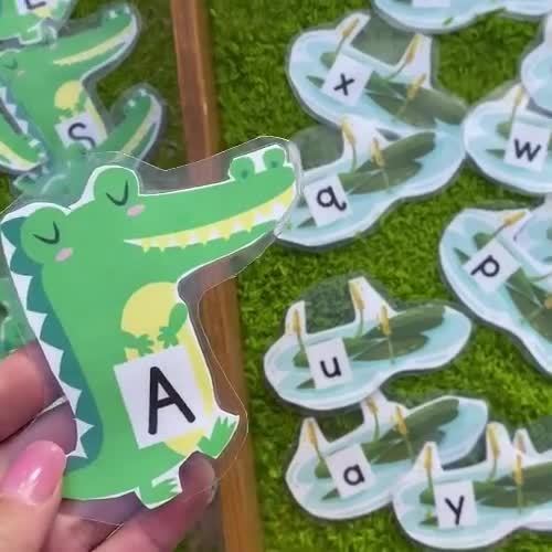 Zoo Alphabet Letter Match Sensory Bin | Alligator Edition | Letter ...