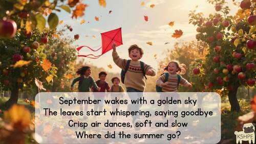 Music: September Forever Choir Song Classroom Songs Reading Lyrics Sing ...