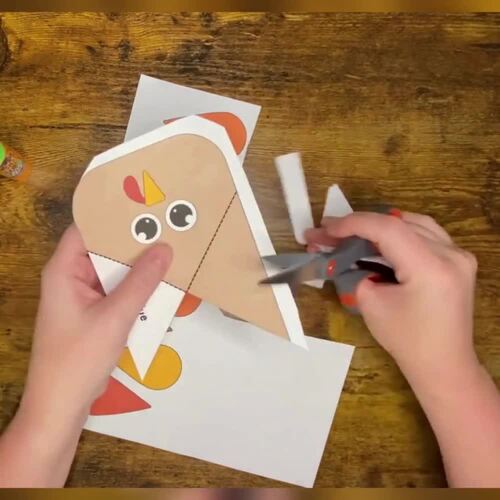 Turkey Corner Bookmark Printable Craft | Thanksgiving Kids Activity ...