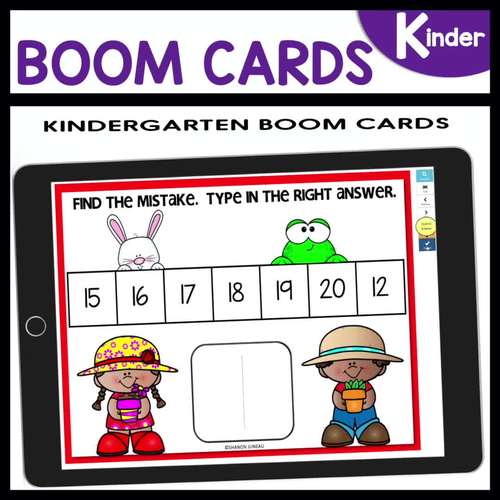 Counting to 40 Boom Cards | Digital Task Cards Unit 5 Lesson 17 | TpT