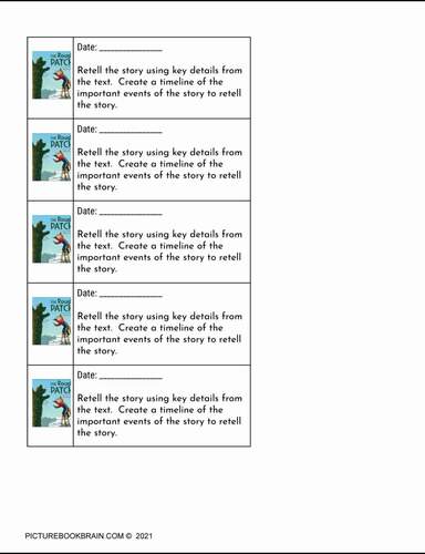 The Rough Patch by Brian Lies Lesson Plan and Activities by Picture ...