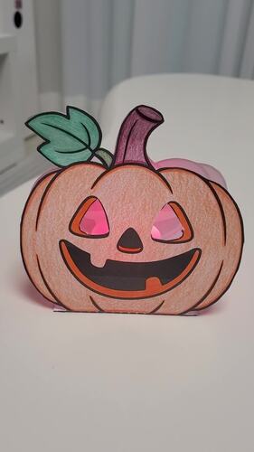 Halloween Craft Activity | Classroom Decorations | Color and Cut & Fold Fun