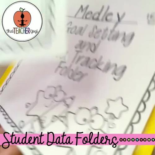 Student Data Tracking & Goal Setting Graphs by That Teacher Yogi