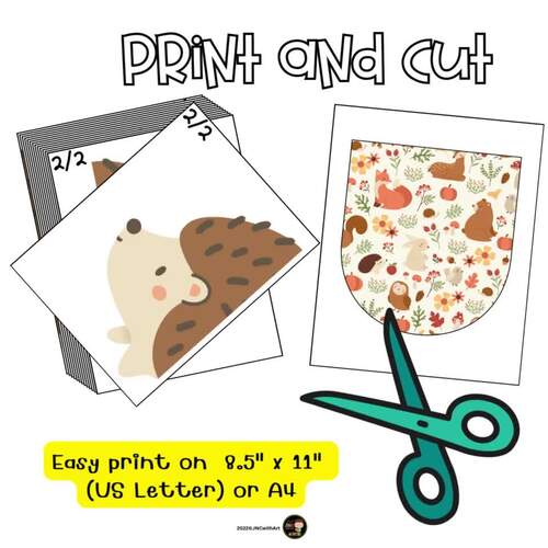 Fall Animal Wonderland Bulletin Board Kit | Woodland Classroom Door Decor