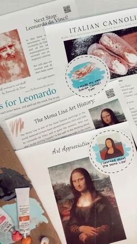 Adventures in Florence - 3 Week Unit Study - Leonardo da Vinci + More!