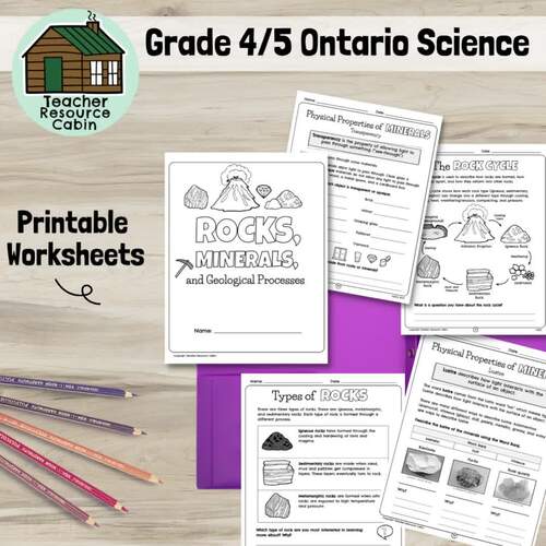 Grade 4/5 Science Workbooks (NEW 2022 Ontario Curriculum) | TPT