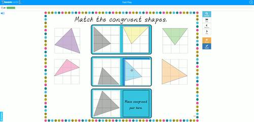 Congruent Shapes BOOM CARDS (digital distance learning) | TPT