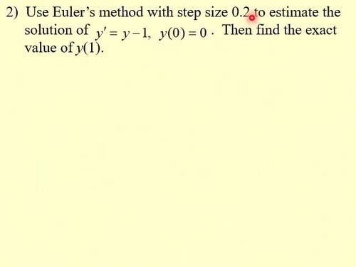 Euler's Method by Math PowerPoint Lessons | Teachers Pay Teachers