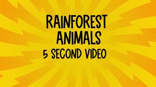 Rainforest Animal Habitats Photos, Videos| Elementary Science |Cross ...