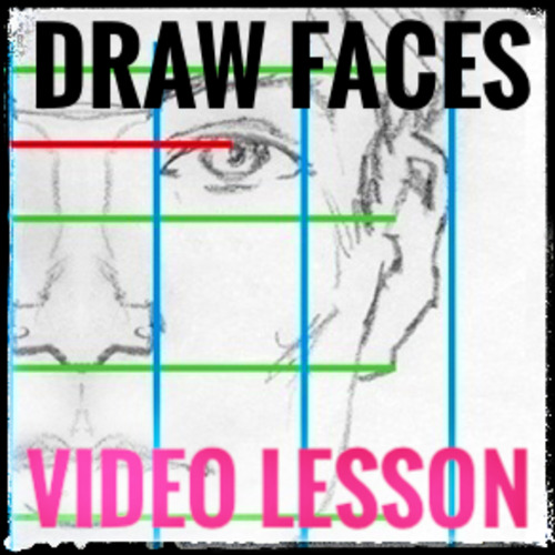 Art Video Tutorial Lesson. Draw a face in proportion by Start Art Education