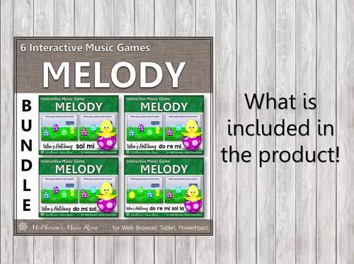 Solfege | Spring Music | Interactive Melody Games {Who's Hatching Bundle}
