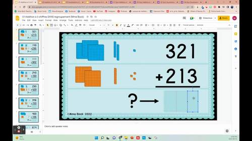 BUNDLE: L'addition et la soustraction (à 3 chiffres) Google Slides™ + 4 ...