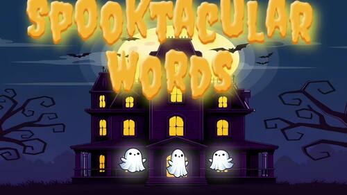 Spooktacular Words - Digital Sticker Board Game by Laugh and Learn.edu
