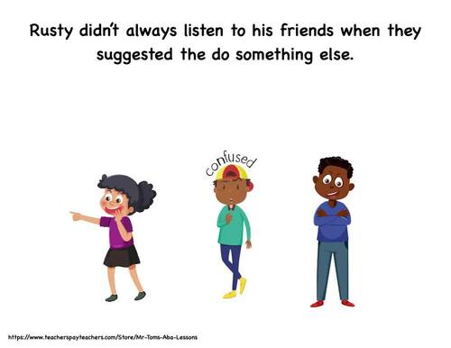 Rusty Learns To Listen To Friends - Social Skills Behavior Story- SEL