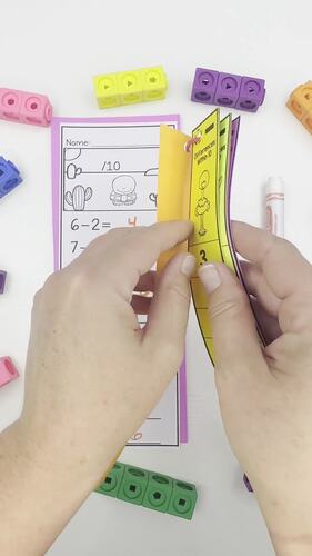 Subtraction Facts Differences Within 10 | Kindergarten & 1st Grade Math ...