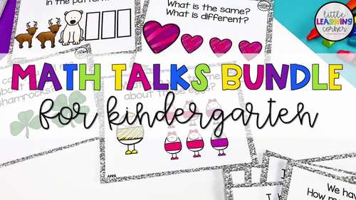 First Grade Math Talks - August - Digital and Printable | TPT