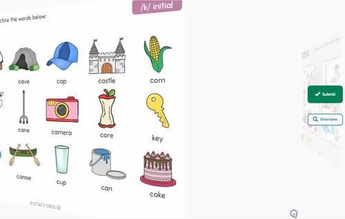 K Articulation Game for Speech Therapy Teletherapy Activity BOOM™ CARDS ...