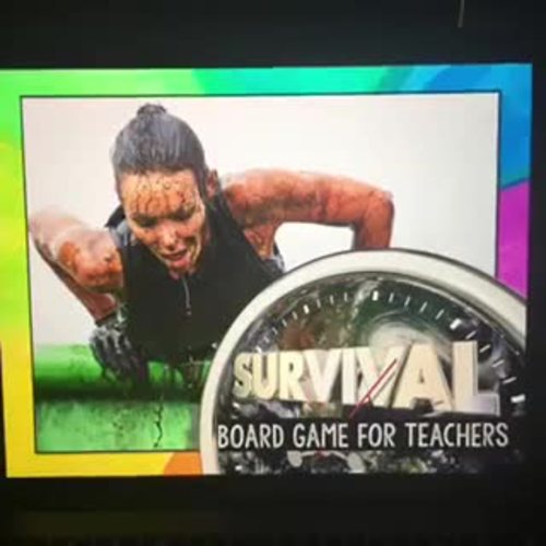 Staff Morale Boosters SURVIVAL Board Game by The Counseling Teacher Brandy