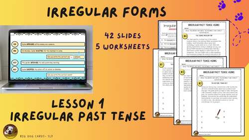 Morphology Bundle: Irregular Past Tense Verbs & Irregular Plural Nouns ...