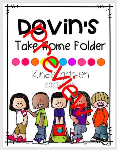 Editable Name Tags for Cubbies, Seat Sacks, and Folders by Carolina Corner