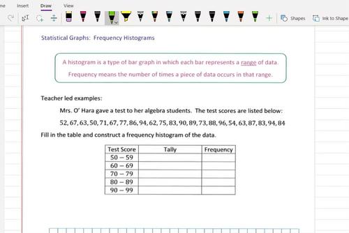 Histograms (lesson video) by Mathematics Made Easy | TPT