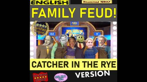 ELA FAMILY FEUD - "Catcher in the Rye" - engaging classroom game