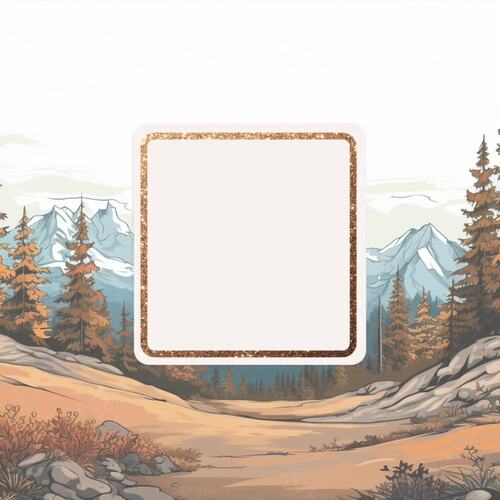 Autumn scenes Fall digital paper color and Doodle Black and White ...