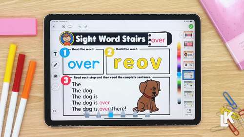 Digital Sight Word Stairs Bundle - Google Slides™ & Seesaw™ by Lyndsey ...