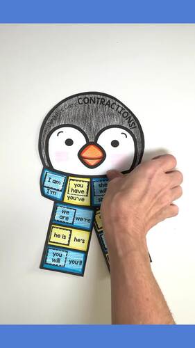 Winter Arctic Polar Animal Craft Contractions Syllables ABC order ...