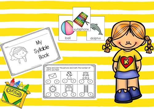 Syllable Practice Activity & Worksheets | Syllable Activities ...