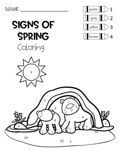 Signs of Spring Activity Pack for Early Learners | Preschool | TPT
