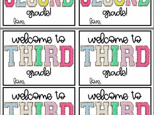 Gift Tags Back to School Beginning of Year Welcome Back Varsity Patch ...