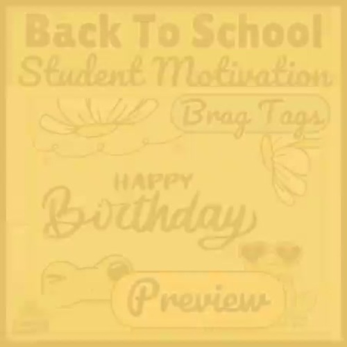 Behavior Management & Growth Mindset Printable Student Motivation Brag Tags