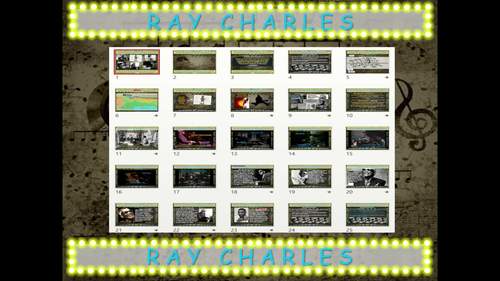 Ray Charles: 25 slides with text, hyperlinks & primary sources (with ...