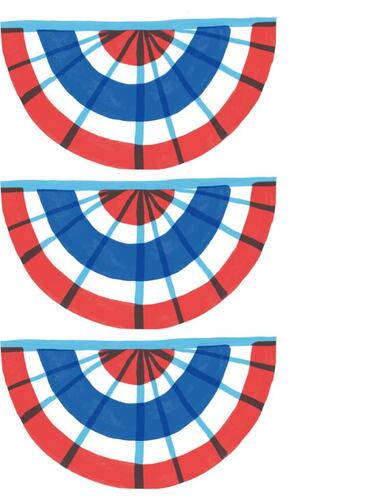 Veteran's Day Bulletin Board for Patriotic Class: Red, White and Blue Decor