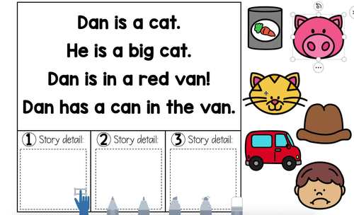 Digital CVC Kindergarten Reading Stories {Google Slides, SeeSaw ...