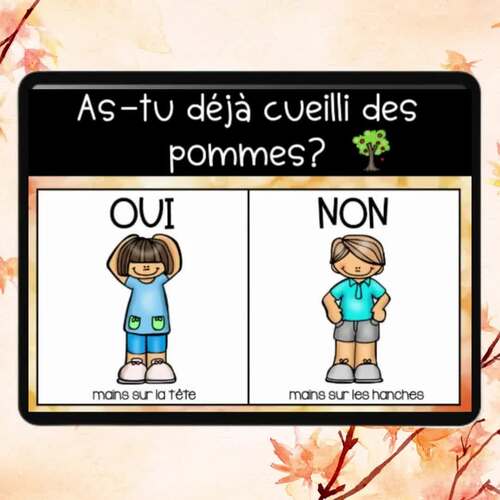 French Fall Digital Games Bundle by Sprinkle it with French | TPT