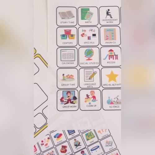 First Then & Now Next Boards | Half-Page Visual Schedule + Rewards & Tokens