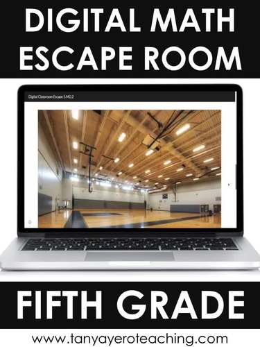 5th Grade Math Digital Escape Room | 5.MD.2 Line Plots Google Classroom