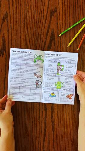Halloween Activities 3rd Grade Mini Math Project Math Test Prep | TPT