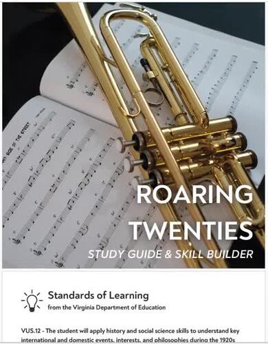 Roaring Twenties: Study Guide and Skill Builder (VUS.12) by John ...